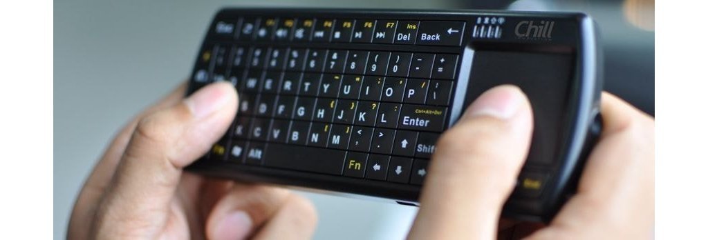Chill Micro Wireless Keyboard with Touchpad for all your equipment!